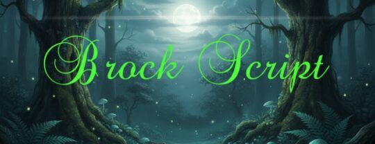 Brock Script Font FREE Download