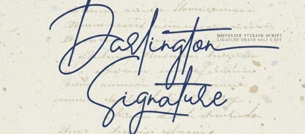 Darlington Signature Font FREE Download