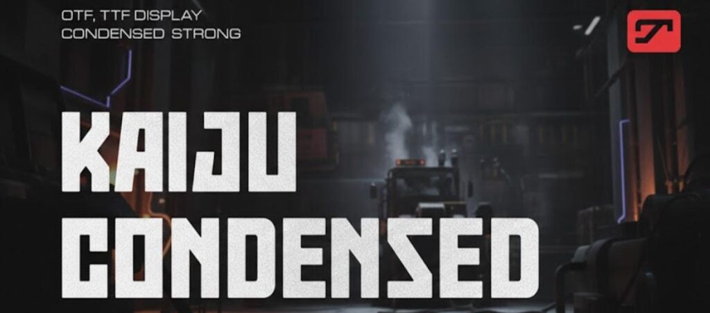 Kaiju Condensed Font FREE Download