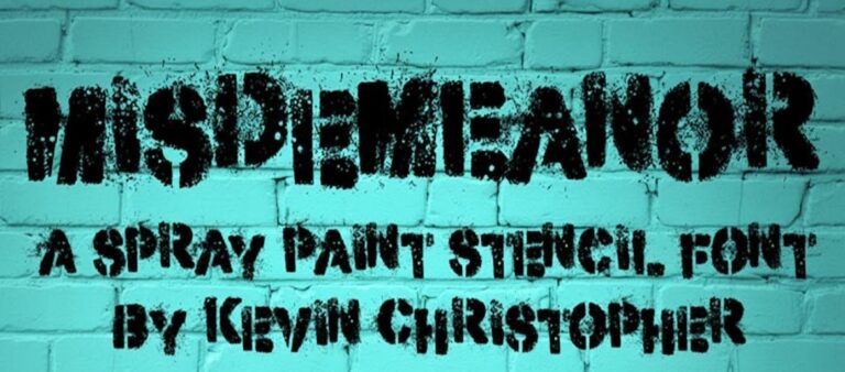 Misdemeanor Font FREE Download