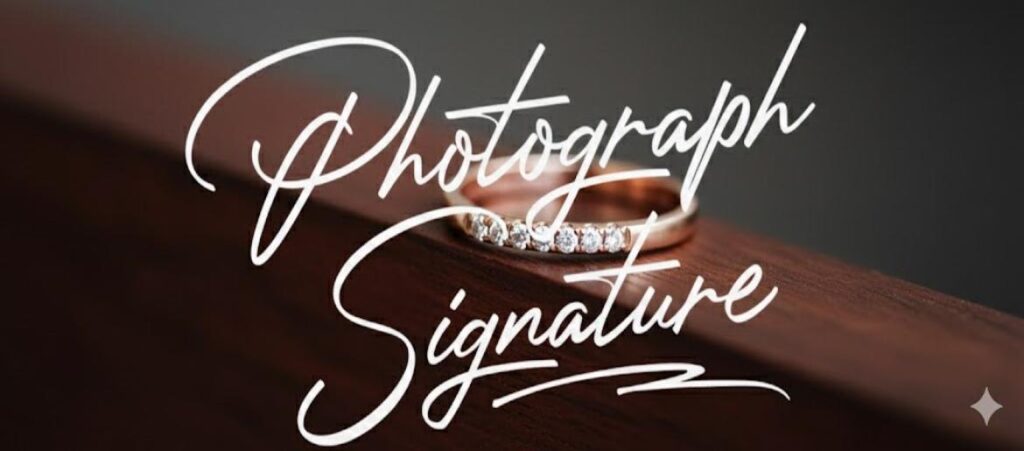 Photograph Signature Font FREE Download
