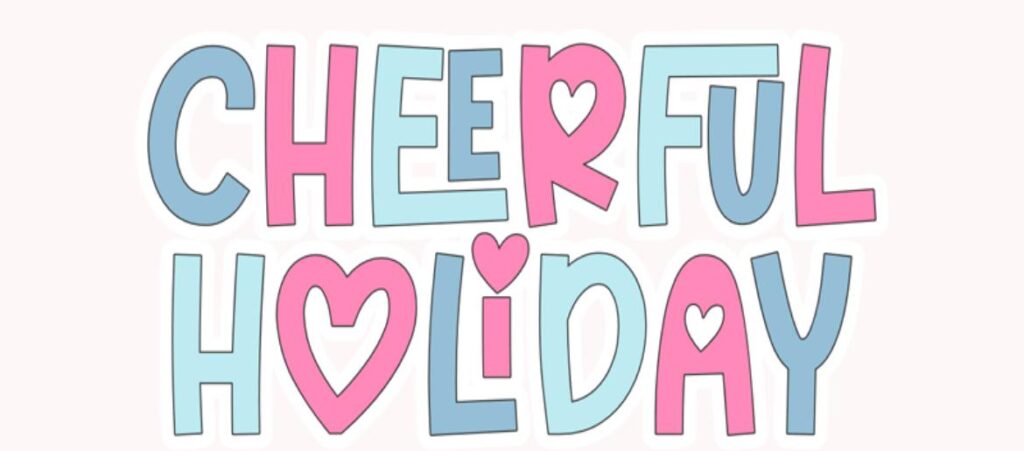 Cheerful Holiday Font FREE Download