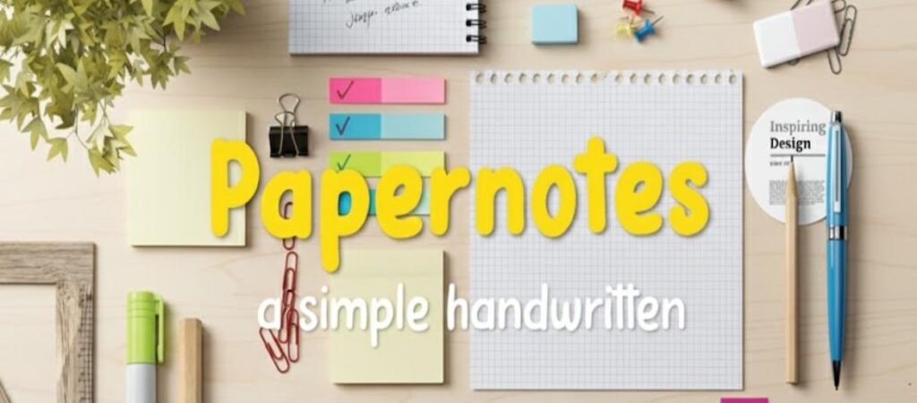 Papernotes Font FREE Download