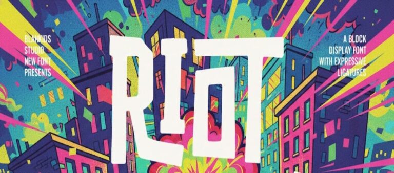 Riot Block Font FREE Download