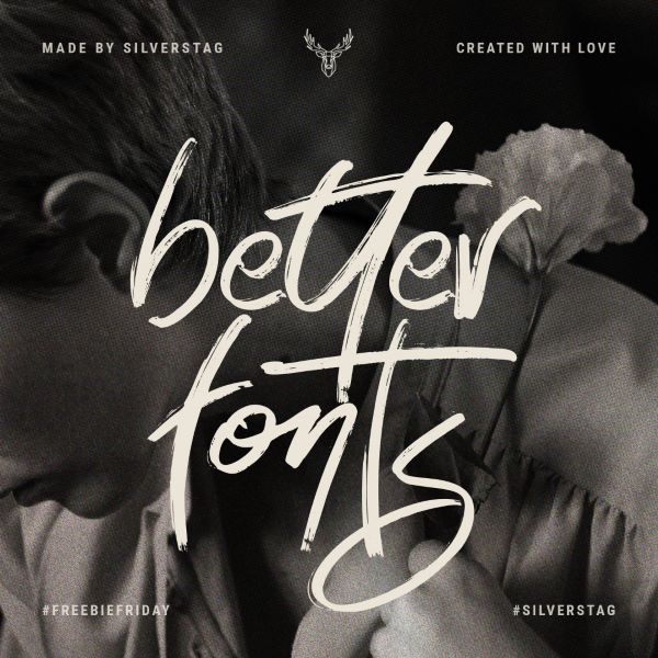 Better Fonts — Free Brush Font