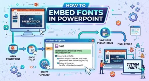 How to Embed Fonts in PowerPoint - Designbeep