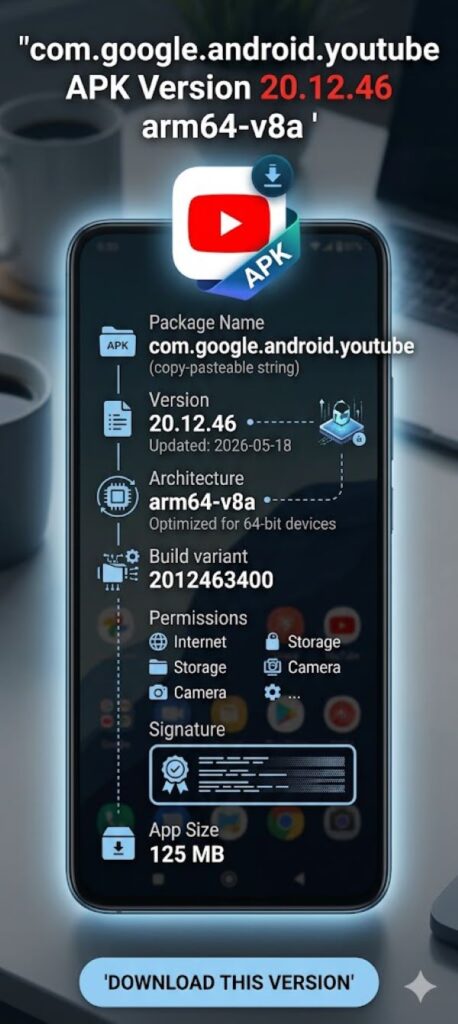 com.google.android.youtube APK Version 20.12.46 arm64-v8a: Complete Guide
