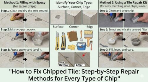 How to Fix Chipped Tile: Step-by-Step Repair Methods for Every Type of Chip