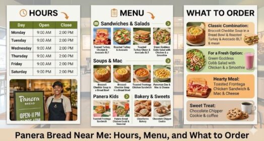 Panera Bread Near Me: Hours, Menu, and What to Order
